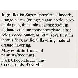 Lindt Excellence Intense Orange Dark Chocolate Bar, 3.5 Ounce