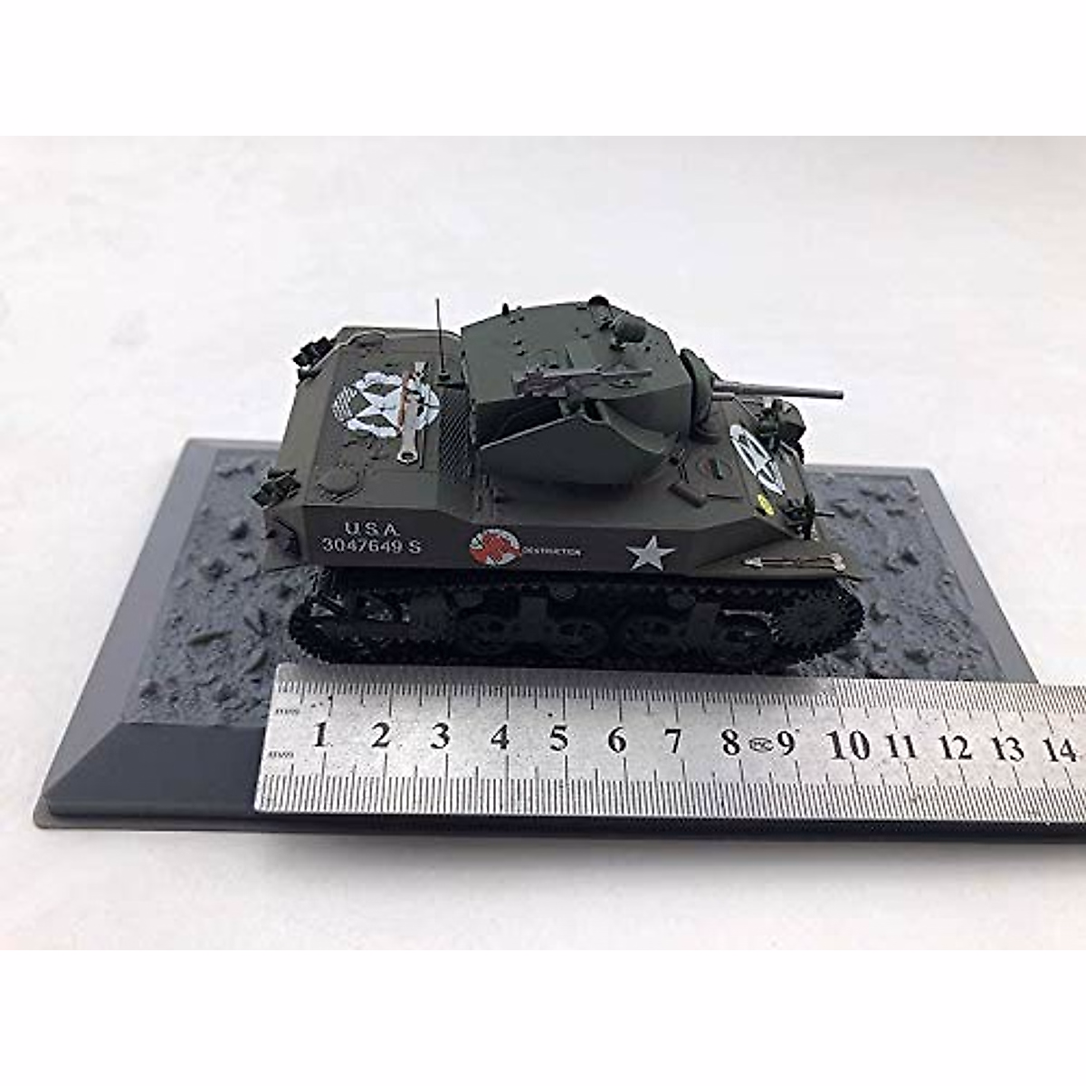 FLOZ M5A1 Light Tank 37th Tank Battalion France-September 1944 1/43 DIECAST Model Finished Tank