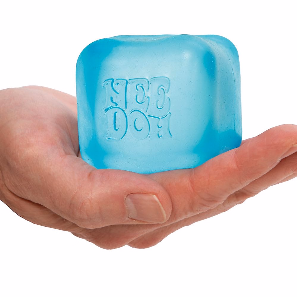 Schylling NeeDoh Nice Cube -Sensory Squeeze Toy with Super Solid Squish - 2.25" Cube