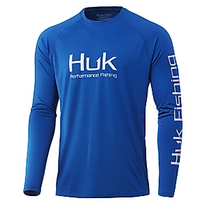 HUK Pursuit Vented Long Sleeve Shirt|+30 UPF Fishing Shirt Large