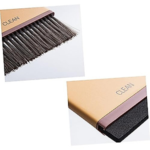 COLLBATH 1 Set Cage Cleaner Small Dustpan Brush Soft Bristle Broom Mini Broom Dustpan Desk Cleaning Dustpan Cleaning Supplies Cleaning Brushes Cleaning Tools Desktop Cleaner Dustpan Yellow