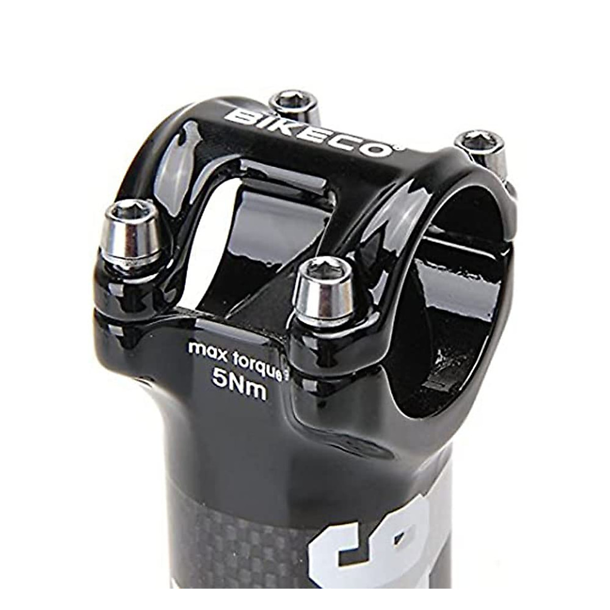 PZAMA 31.8mm Stem Carbon Handlebar Bicycle Stem,3K Super Light Carbon Fiber+Aluminum Alloy Mountain Bike Handle Bar Stem,6 Degree MTB Road Bike Handlebar Grips ? 31.8 * 80/90/100/110 mm (80mm red)