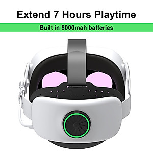 Elite Strap with Battery and Link Cable for Oculus Quest 2