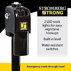 Stromberg Carlson JET-5000 5000 lb. Electric Tongue Jack - Black