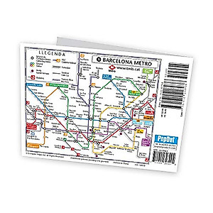 Barcelona PopOut Map (PopOut Maps)