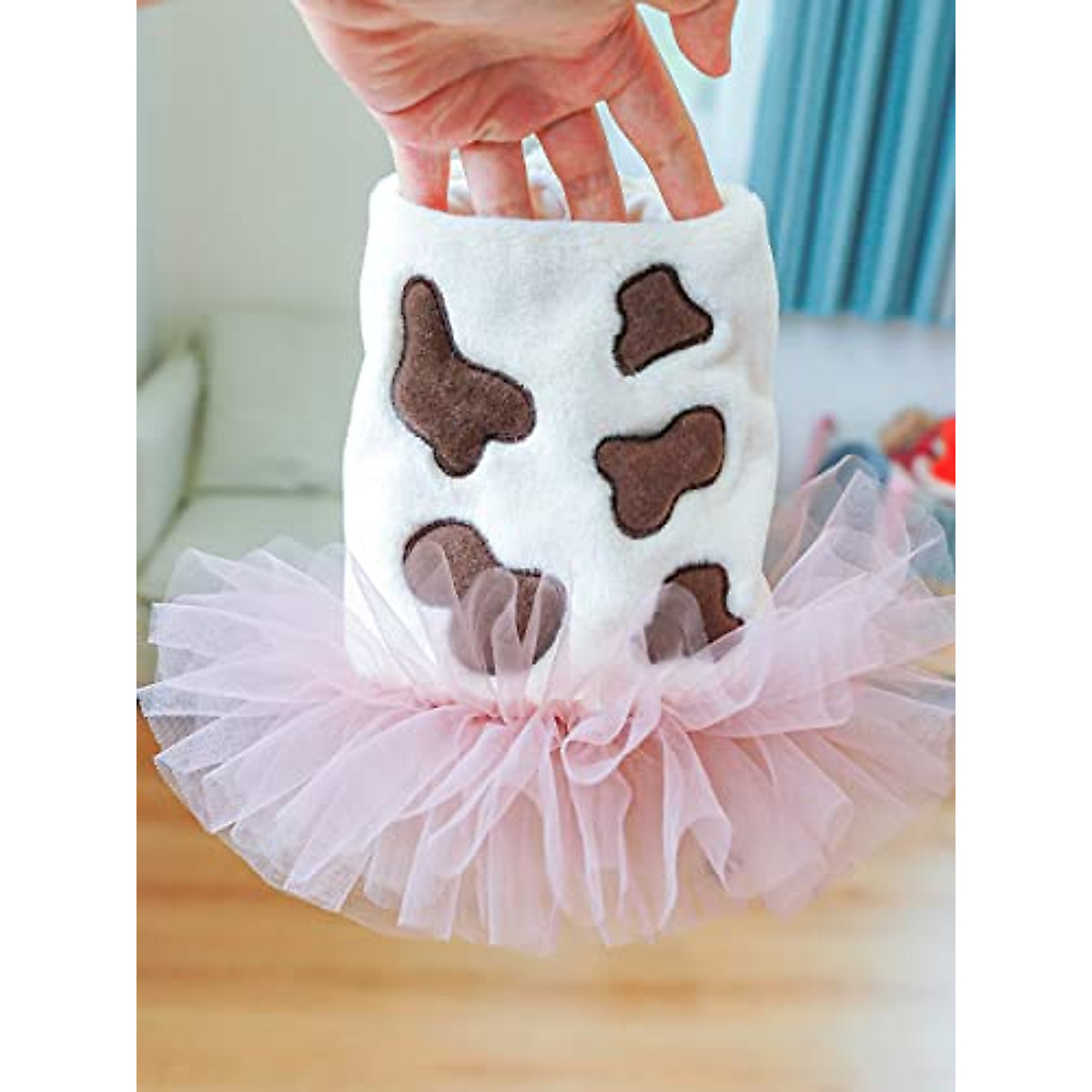 QWINEE 3Pcs Dog Hoodie Cat Apparel Dog Custume Set with Necklace and Sunglasses Pet Clothes for Puppy Small Medium Dogs Cats Soild Red S