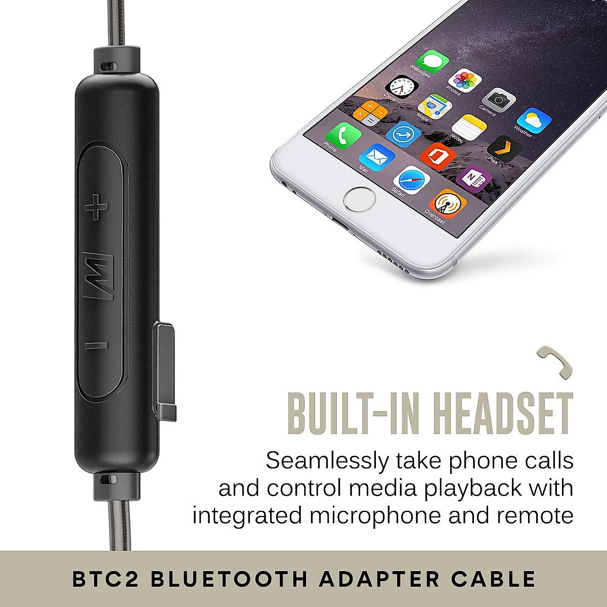 MEE audio M6 PRO Musicians’ In-Ear Monitors Wired + Wireless Combo Pack: includes stereo audio cable and Bluetooth audio adapter (Black) (CMB-M6PROBT-BK)