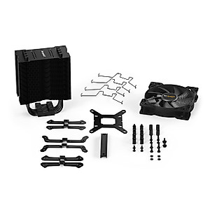 be quiet! Pure Rock 2 150W TDP CPU Cooler | Intel-1700 1200 2066 1150 1151 1155 2011-3 Square ILM | AMD-AM4 for Desktop | Black | BK007