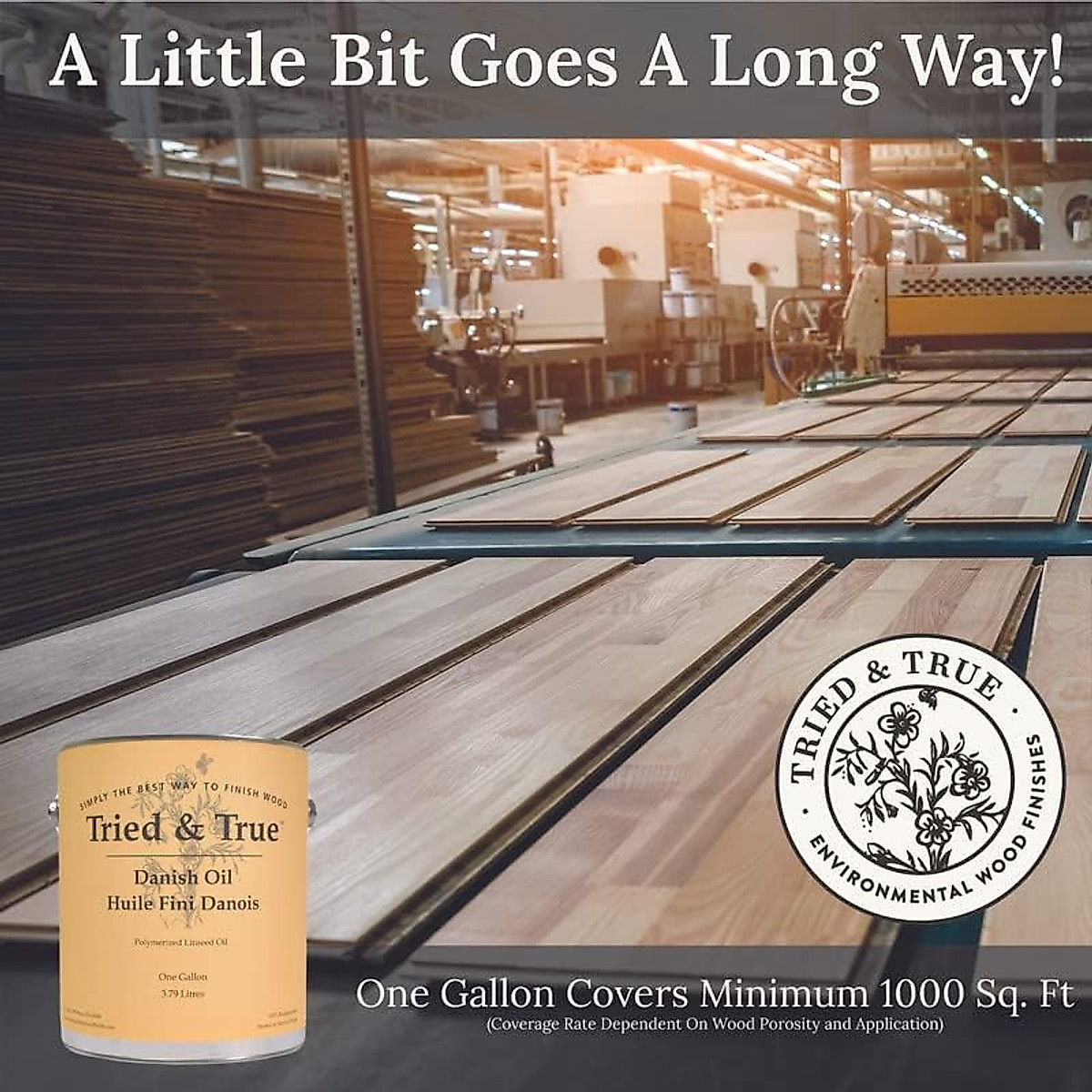 Tried & True Original Wood Finish, 8 oz. - Linseed Oil & Beeswax Blend, Ideal for All Woodwork, Long-Lasting Durability, Food Safe Sealer, Non-Toxic Wood Finish