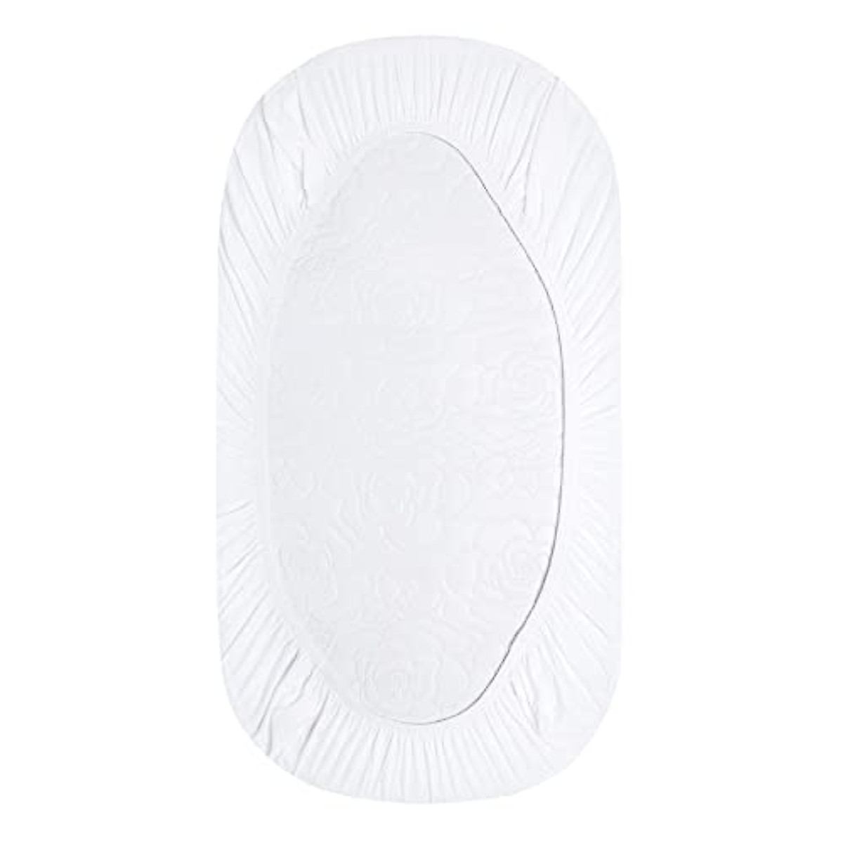 Burt's Bees Baby Bassinet Sheet, Fitted Unisex 100% Organic Jersey Cotton Bassinet Sheet for Standard Bassinet Mattress