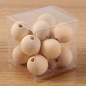 HOZEON 150 PCS Clear Favor Boxes 2 x 2 x 2 inches, Clear Plastic Gift Boxes, Transparent Gift Box for Candy, Cookies, gift, Wedding, Birthday Party, Cupcakes, Thanksgiving, Christmas