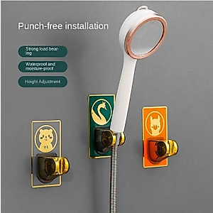 XXBERA Bathroom Shower Head Holder Adjustable Self-Adhesive Shower Bracket Home Product (2PCS)