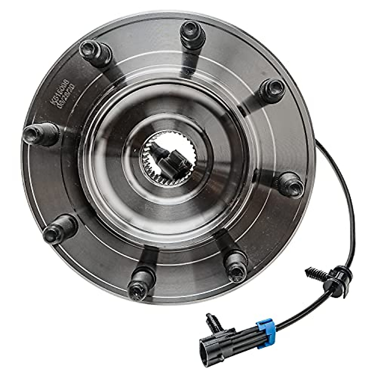 Detroit Axle - Front Wheel Bearing Hubs for Silverado Sierra 2500 3500 HD, Chevy GMC Suburban Yukon XL 2500 Hummer H2, Wheel Bearing and Hubs Assembly Set, Pair Hubs Replacement