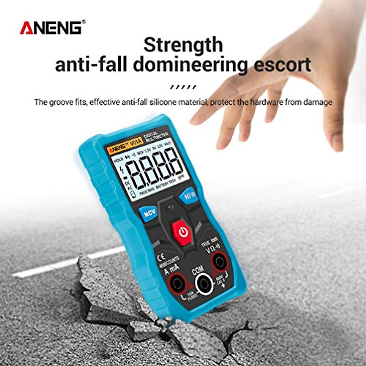 TEHAUX 1pc Digital Multimeter Dc Measuring Instrument Electronic Component Household