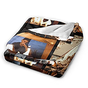 Custom Blanket with Photos Personalized Blanket Customized Throw Blanket Photos Custom Gifts for Christmas, Kids, Adults, Family Friends Lovers Dog Pets Personalized Birthday 50x30 in