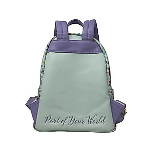 Loungefly Disney Little Mermaid All-Over-Print Exclusive Mini Backpack