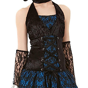 Amscan 8400701 Adult Midnight Vampire Costume - Medium (6-8) 1 set, Black