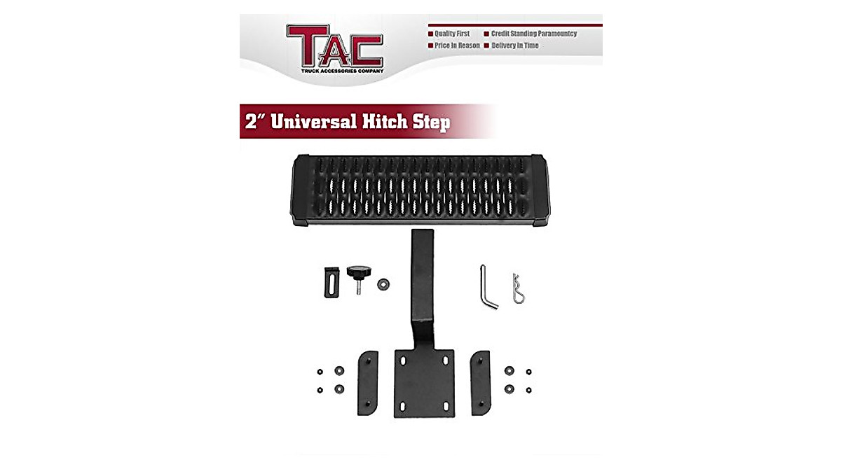 TAC Hitch Step - Perfect for 2" Hitch Receivers