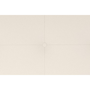 DHP Nola 69 Inch Futon Sofa Bed, Modern Armless Upholstered Couch Sleeper with Tufted Back and Seat for Small Spaces, Faux Leather, White