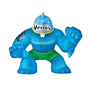 Heroes of Goo Jit Zu - 2 Pack of Glow in The Dark Action Figures, Thrash Vs Rockjaw