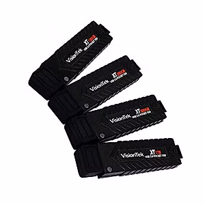 VisionTek XT 120 GB USB 3.0 Pocket SSD, Up to 445MB/s Read & 445 MB/s Write Speeds, Bootable Drive, TLC NAND, SMI Controller, Compatible with PS3/PS4 & Xbox One S/X (901238)