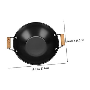 TIDTALEO Stainless Steel Griddle Korean Cookware Stainless Steel Stock Pot Metal Cooking Utensils Outdoor Stainless Steel Paella Pan Electric Skillets Nonstick with Lids Household Hot Pot