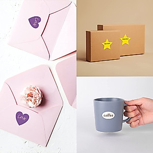 Personalized Labels - Customized Stickers with Any Design Image Logo Text,Custom Thank You Label Stickers, Business Logo,100 Labels (Circle,1.5"x1.5")