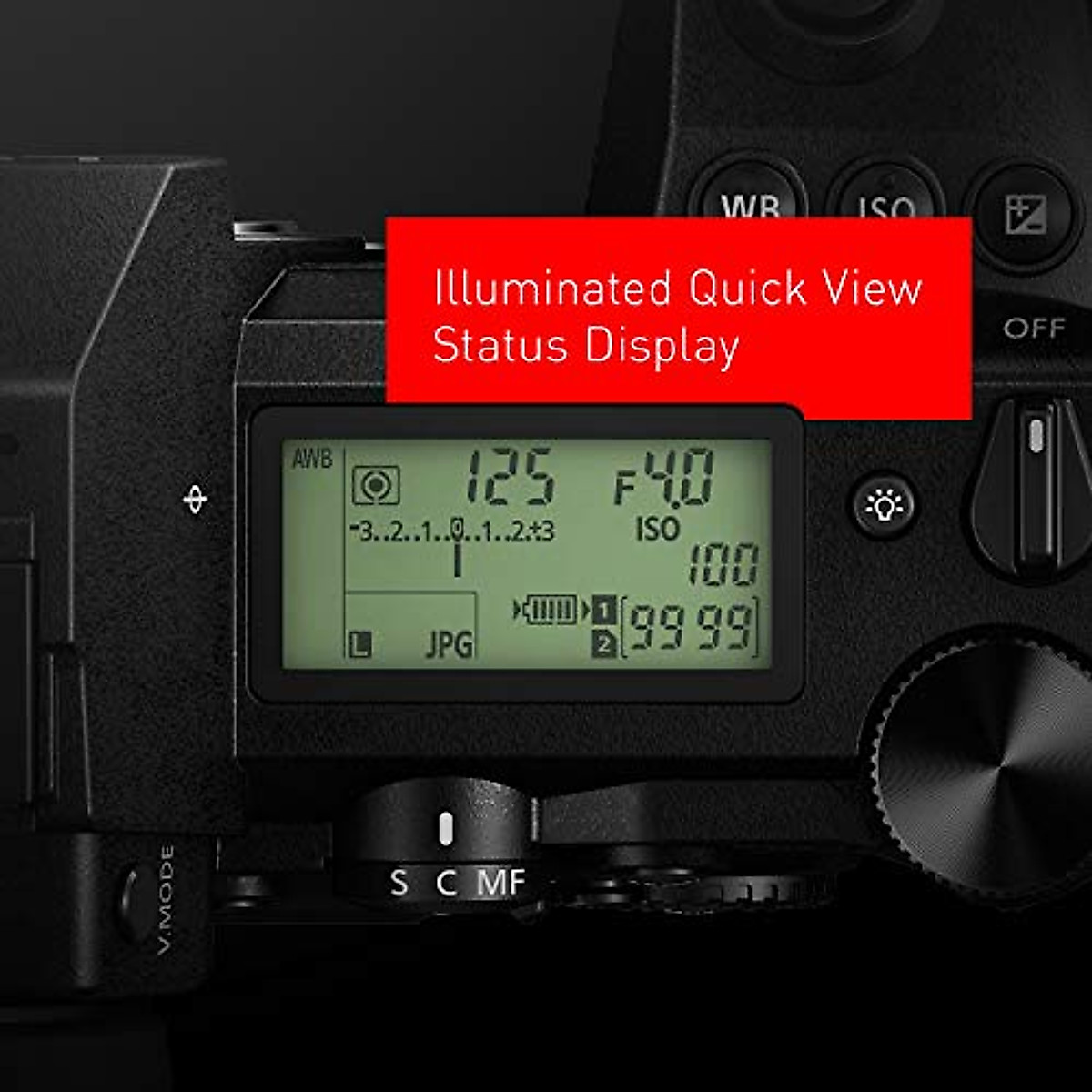 Panasonic LUMIX S1 Full Frame Mirrorless Camera with 24.2MP MOS High Resolution Sensor, 24-105mm F4 L-Mount S Series Lens, 4K HDR Video and 3.2” LCD - DC-S1MK
