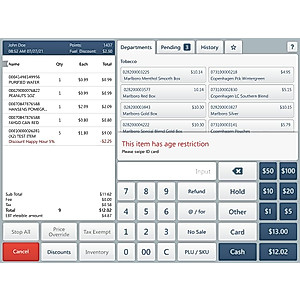 All-in-One SmartPOS-129 Professional Cash Register for Small Business, POS Bundle Includes: Cashier Touch Screen Monitor, Customer-Facing Display, Cash Drawer, Scanner, Printer
