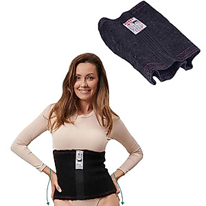 Dog's Hair Wool Therapeutic Belt for the Back and Waist Warming Orthopedic Bandage for Back Pain Arthritis, Neuritis (S)