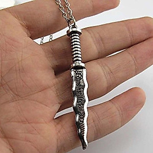 wassana Fashion Necklace Once Upon a Time Rumplestiltskin Dagger Pendant Cosplay Fan