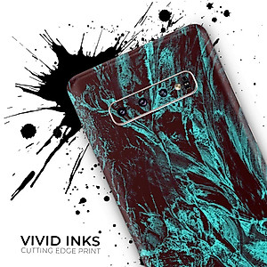 DesignSkinz Liquid Abstract Paint Remix V85 Protective Vinyl Decal Wrap Skin Cover Compatible with The Samsung Galaxy S20 (Screen Trim & Back Glass Skin)