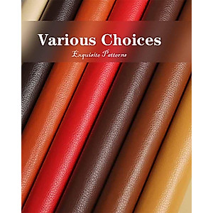 MAYNUO Dark Brown Odorless Leather Repair Patch, Leather Repair Tape, 19X50 Inch Self-Adhesive Couch Patch, Waterproof, Wear-Resistant, for Furniture, Drivers Seat, Sofas, Car Seats