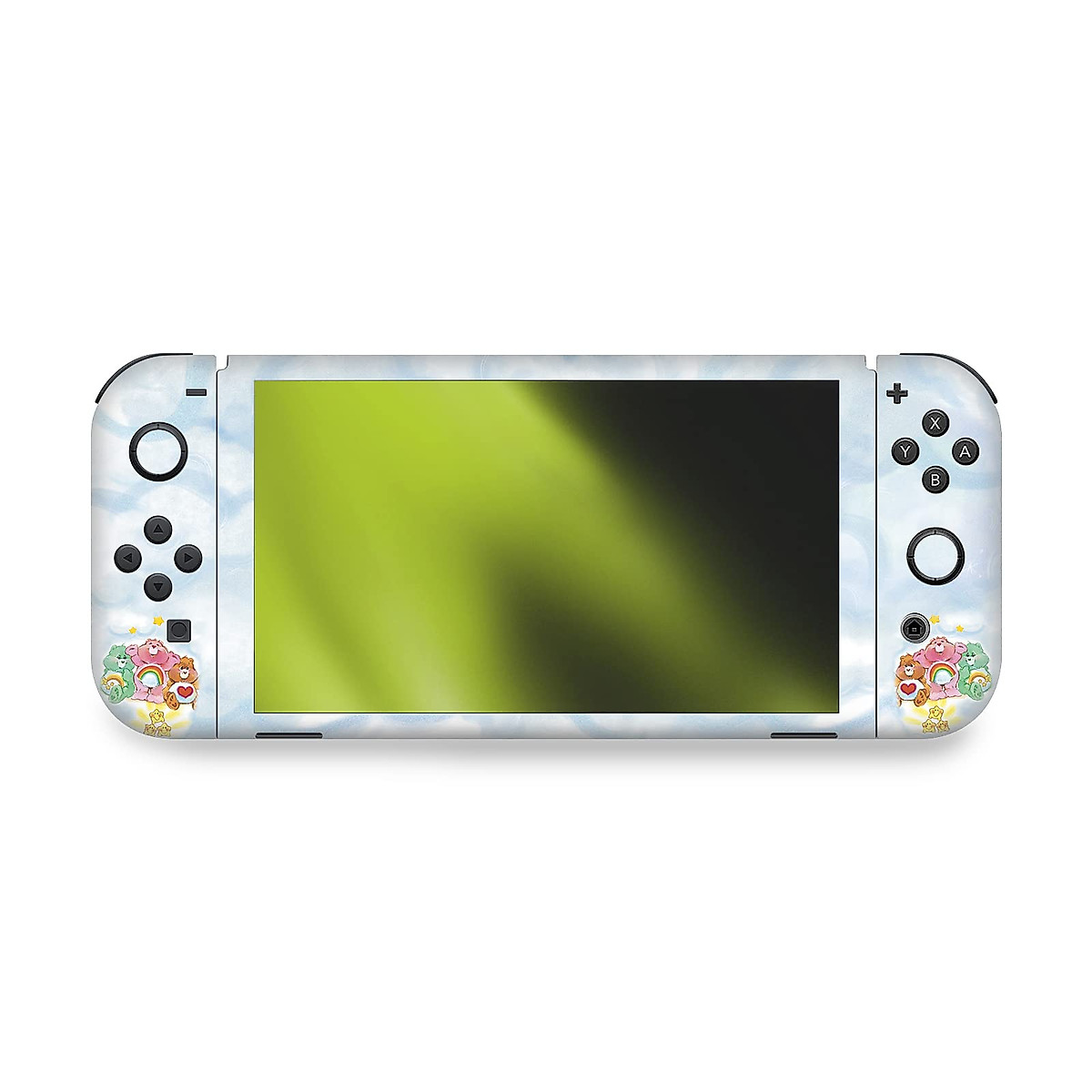 Head Case Designs Officially Licensed Care Bears Group Classic Vinyl Sticker Gaming Skin Decal Cover Compatible With Nintendo Switch OLED Bundle