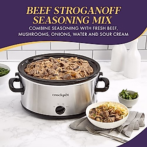 Crock-Pot Beef Stroganoff Seasoning Mix, 1.5 Ounce (Pack of 12)