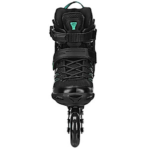 Roller Derby Q-84 Women's Inline Skates - Black/Teal - Size 08