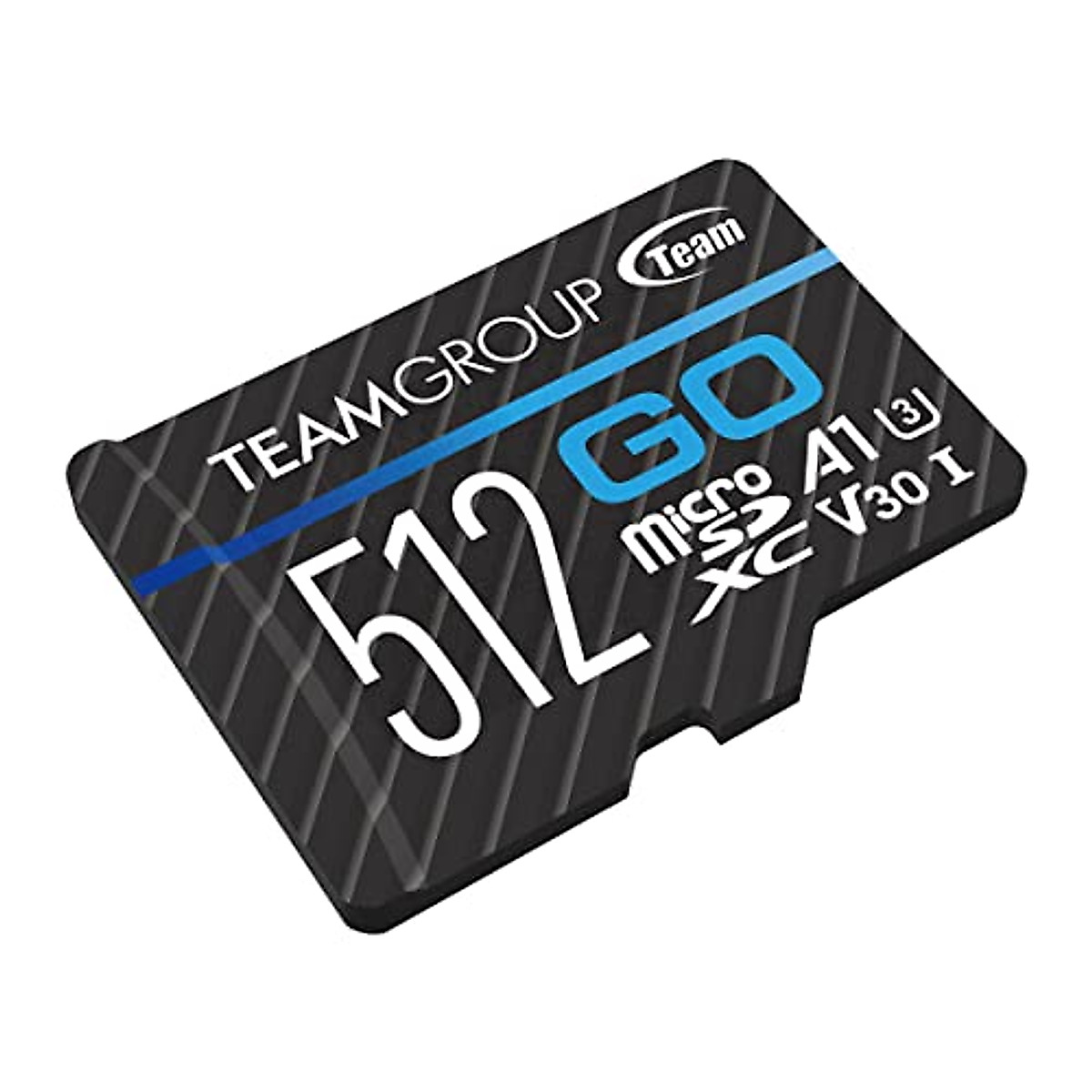 TEAMGROUP GO Card 512GB Micro SDXC UHS-I U3 V30 4K for GoPro & Drone & Action Cameras High Speed Flash Memory Card with Adapter for Outdoor, Sports, 4K Shooting, Nintendo-Switch TGUSDX512GU303