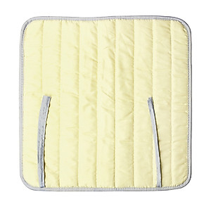 BXT Super Soft Faux Fur Chair Cushion with Ties Square Seat Pad Sofa Cover Non-Slip Backing Seat Cushion Rugs Carpet for Home Kitchen Office Dorm