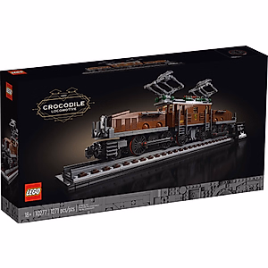 LEGO Crocodile Locomotive 10277 Building Kit; Recreate The Iconic Crocodile Locomotive with This Train Model; Makes a Great Gift Idea for Train Enthusiasts Lovers (1,271 Pieces)