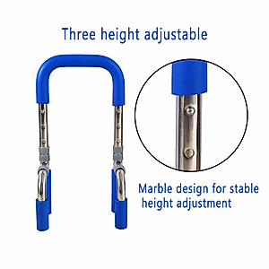 Anti-Slip Bathtub Grab Bar Safety Bar for Seniors and Handicap - for Assistance Getting in and Out of Tub, Easy to Install on Most Tubs