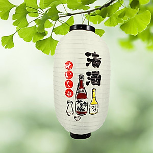OSALADI Japanese Outdoor Hanging Lantern Sushi Restaurant Pendant Light Shade for Sushi Party Hotel Decor