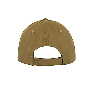 Rothco Deluxe Vintage USMC Embroidered Low Pro Cap, Coyote Brown