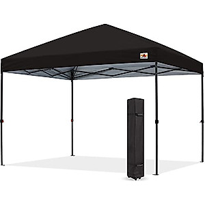 ABCCANOPY Durable Easy Pop up Canopy Tent 10x10, Black