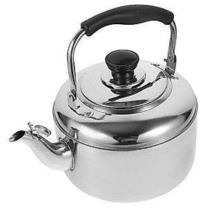 SHERCHPRY Mirror Electric Tea Kettle Stovetop Tea Kettle Stainless Steel Tea Pot pour over Coffee Kettle Whistling Teakettle Teapot Hot Water Boiler for Stove Tea Kettle Electric Electric Tea Kettle