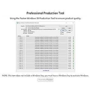 Fastoe Bootable USB Flash Drive for Windows 10, Bootable USB Install & Upgrade for Windows 10 Pro 32/64 Bit