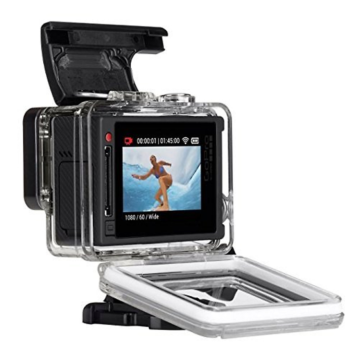 GoPro HD Hero4 Silver Action Camcorder with Dual Battery Charger and 16GB MicroSD Card