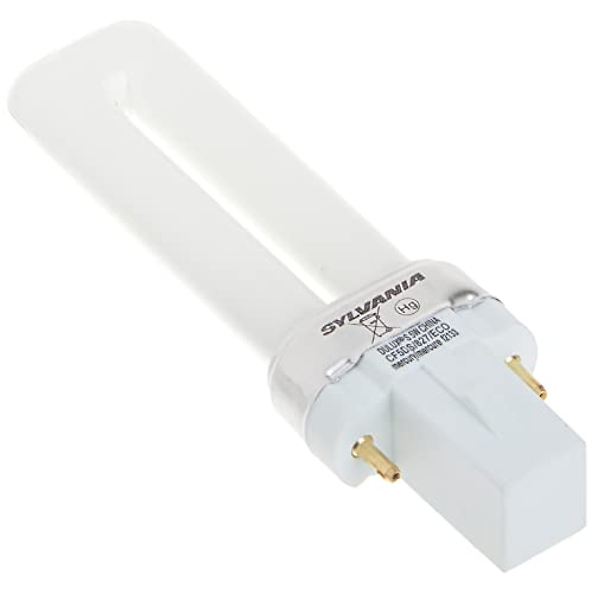 Sylvania 21279 Compact Fluorescent 2 Pin Single Tube 2700K, 5-watt