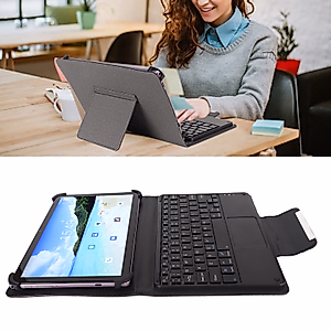 GLOGLOW Tablet, Tablet 10. 1 Inch 100-240V 8GB 256GB 2.4G 5G WiFi 2 in 1 for Android 12 for Learning (US Plug)