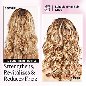 EVANYC Hair Conditioner, Mane Magic 10-in-1, 8.8 fl oz, Sulfate Free, Strengthening Conditioner for Dry Hair and All Hair Types, GMO-Free, Vegan, Plant Protein, Argan Oil, Baobab Seed Oil