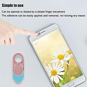 Cute Laptop Camera Cover Slide, Webcam Cover Sticker Laptop Camera Cover Fine Structure for Protecting Your Digital Life for Desktops(Pink)